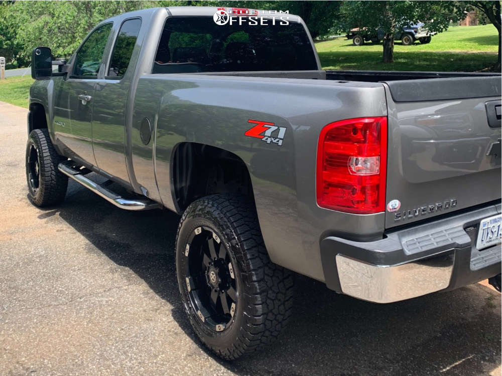 2009 Chevrolet Silverado 2500 HD with 20x9 0 American Racing ATX Ax185 ...