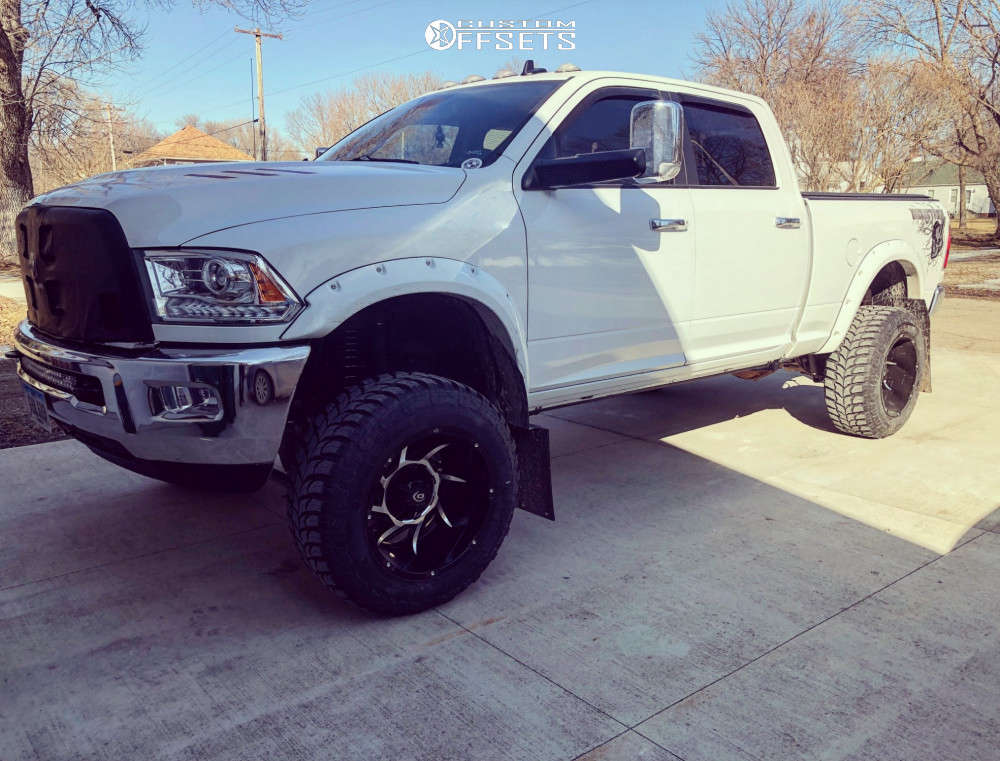 2015 Ram 2500 with 20x12 -51 Vision Prowler and 35/12.5R20 Crosswind M ...