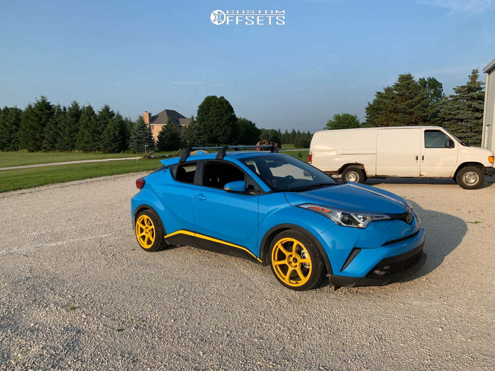 2019 Toyota C-HR with 18x9 20 Rota Boost and 225/40R18 Federal SS595 ...