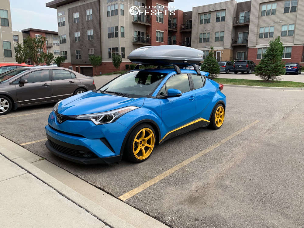 2019 Toyota C-HR with 18x9 20 Rota Boost and 225/40R18 Federal SS595 ...