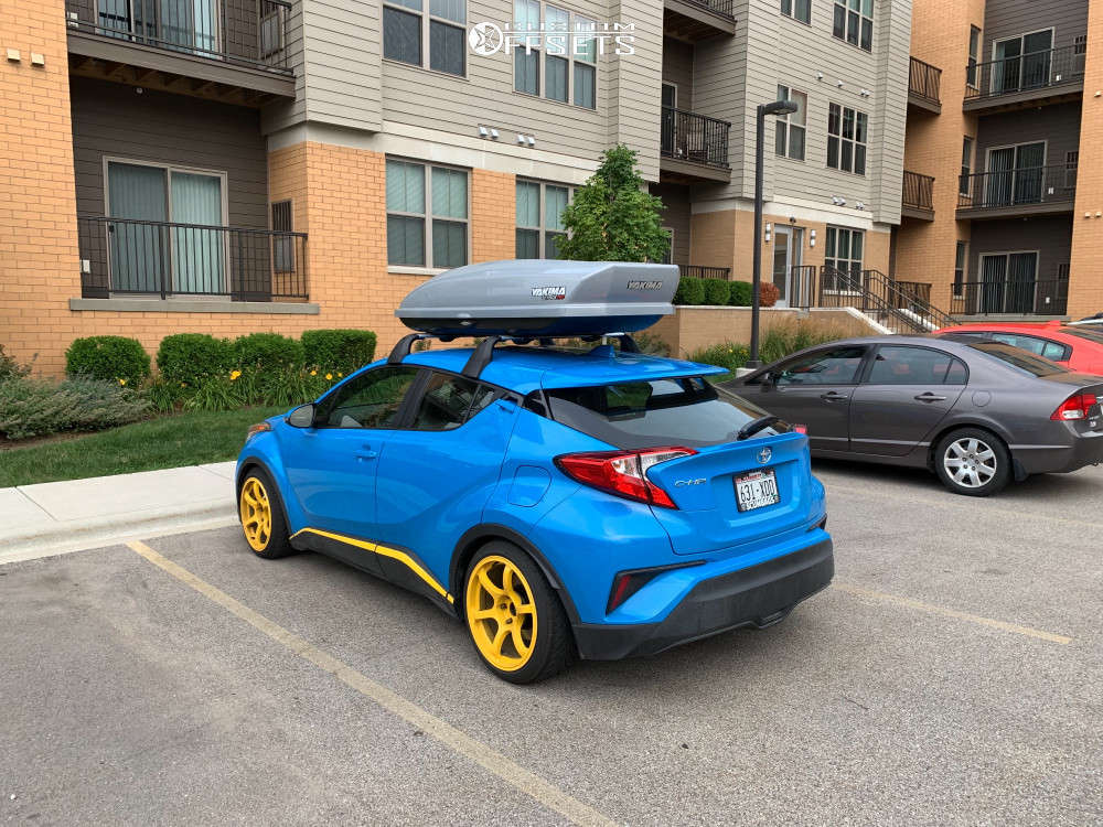 2019 Toyota C-HR with 18x9 20 Rota Boost and 225/40R18 Federal SS595 ...