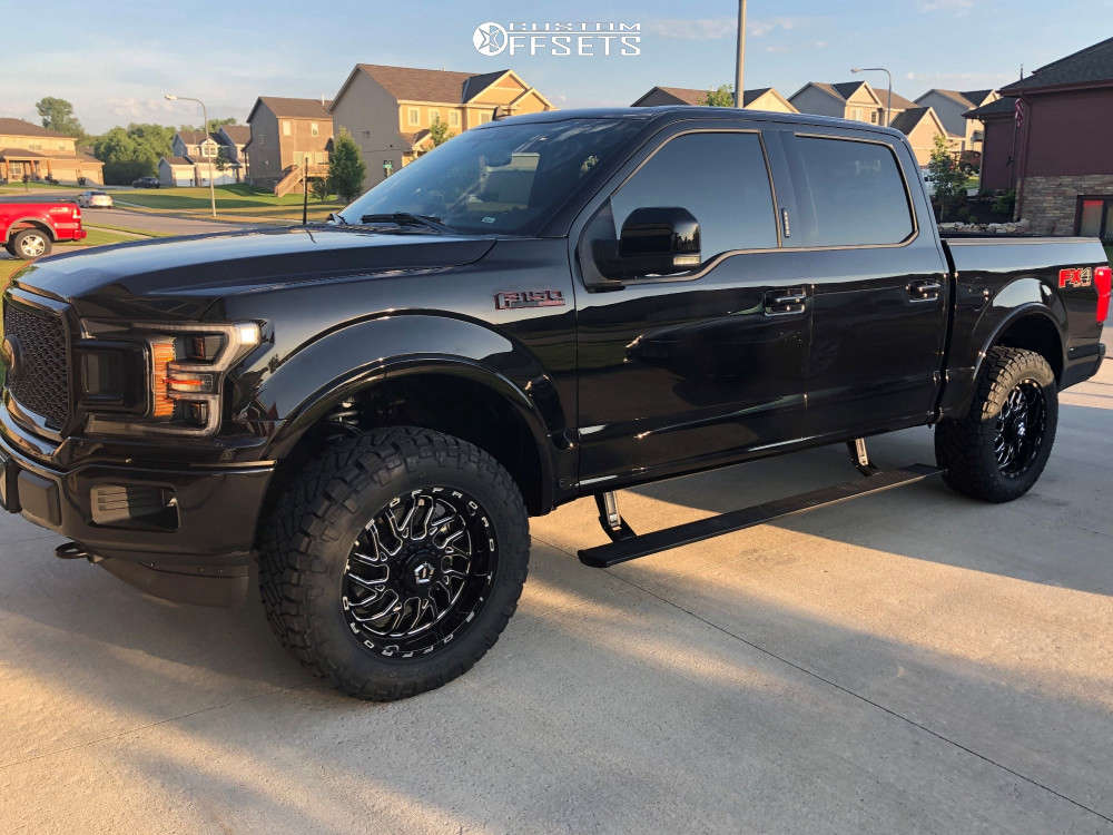 2019 Ford F-150 with 20x9 0 TIS 544BM and 295/60R20 Nitto Ridge ...