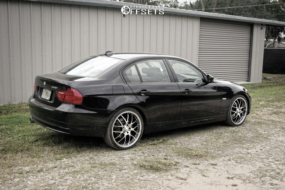2010 BMW 328i with 20x8 35 HD Msr and 245/35R20 Nitto Neo Gen and Stock ...