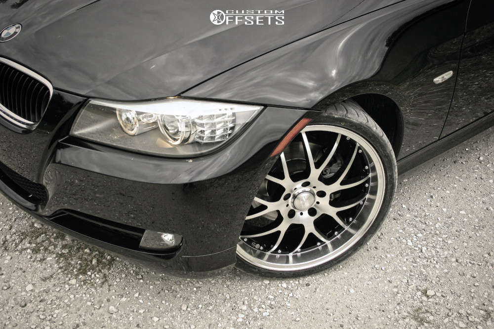 2010 BMW 328i with 20x8 35 HD Msr and 245/35R20 Nitto Neo Gen and Stock ...