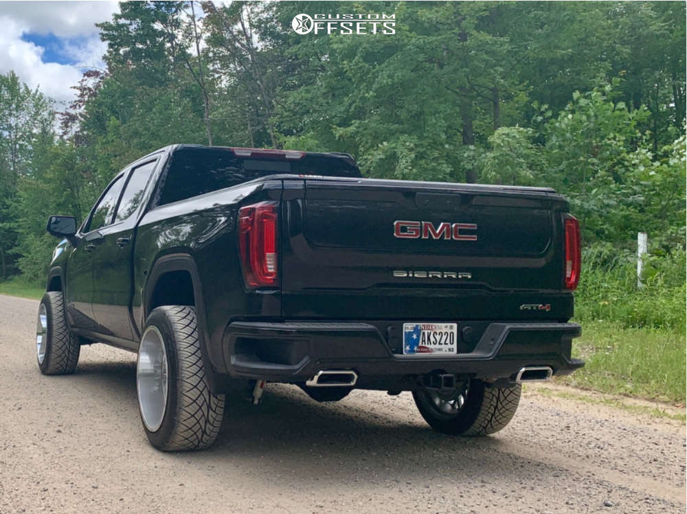 2019 GMC Sierra 1500 with 22x12 -51 Vision Rocker and 305/45R22 Nitto ...