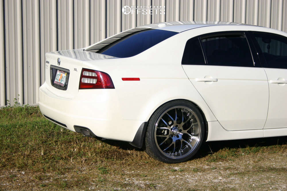 2008 Acura TL with 20x8 35 HD Msr and 225/35R20 Nexen 3000 and Stock ...