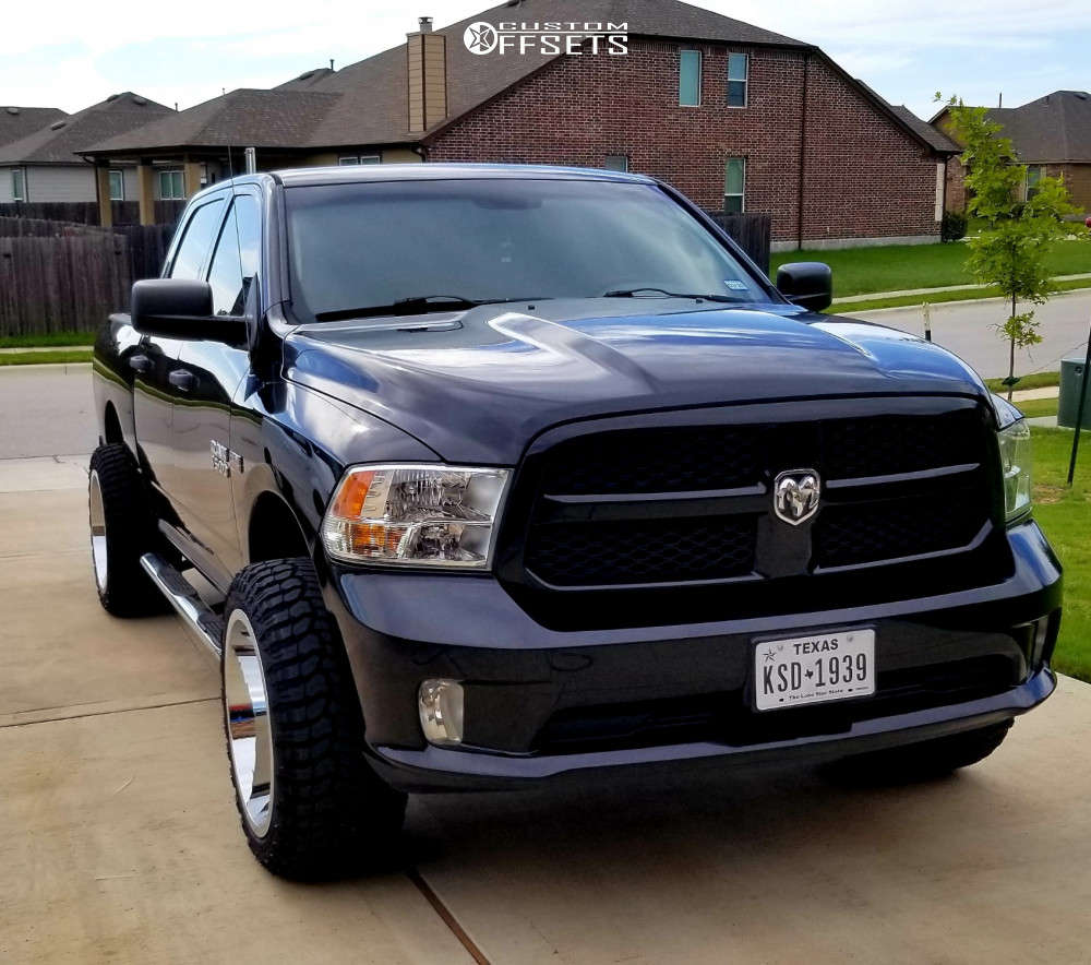 2014 Ram 1500 with 22x12 -44 RBP 73R and 33/12.5R22 Radar Renegade RT ...