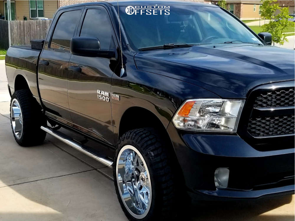 2014 Ram 1500 with 22x12 -44 RBP 73R and 33/12.5R22 Radar Renegade RT ...