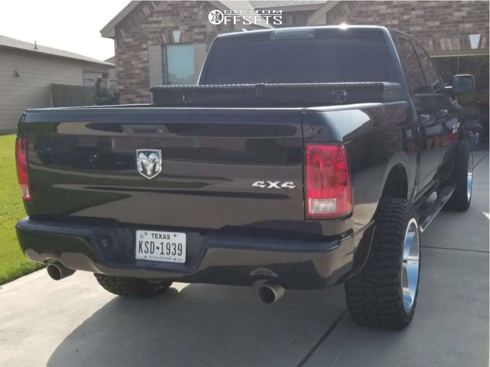 2014 Ram 1500 with 22x12 -44 RBP 73R and 33/12.5R22 Radar Renegade RT ...