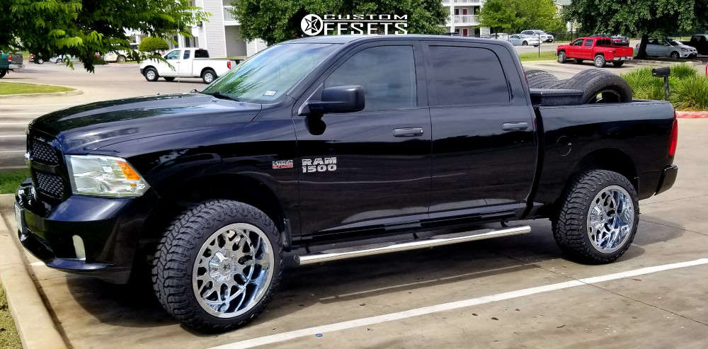 2014 Ram 1500 with 22x12 -44 RBP 73R and 33/12.5R22 Radar Renegade RT ...