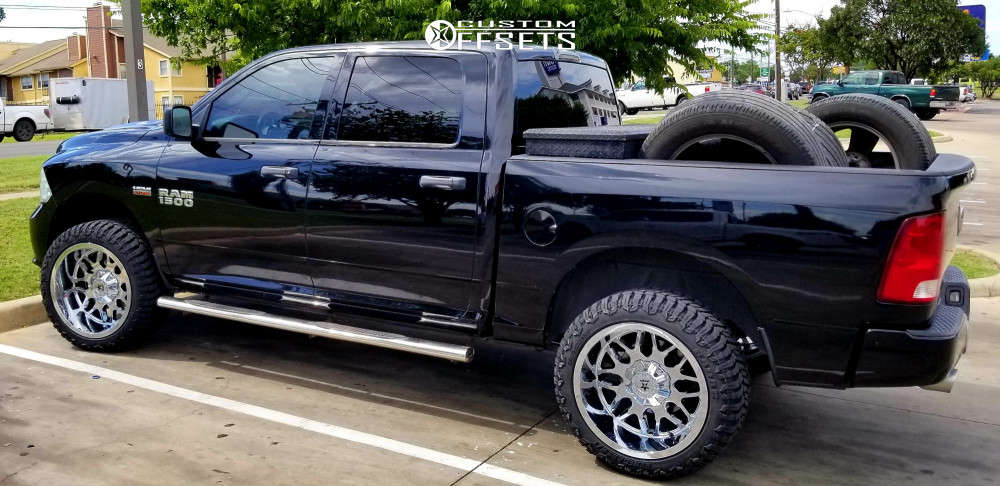 2014 Ram 1500 with 22x12 -44 RBP 73R and 33/12.5R22 Radar Renegade RT ...