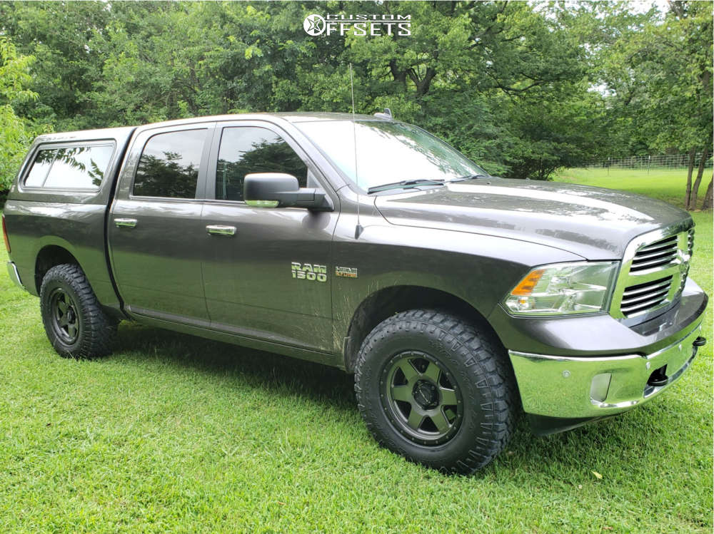 2016 Ram 1500 with 18x9 12 Raceline Boost and 285/75R18 Goodyear ...