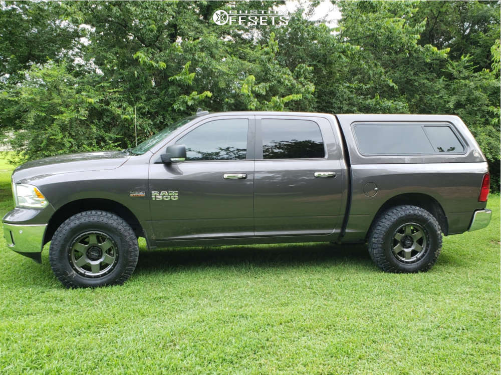 2016 Ram 1500 with 18x9 12 Raceline Boost and 285/75R18 Goodyear ...