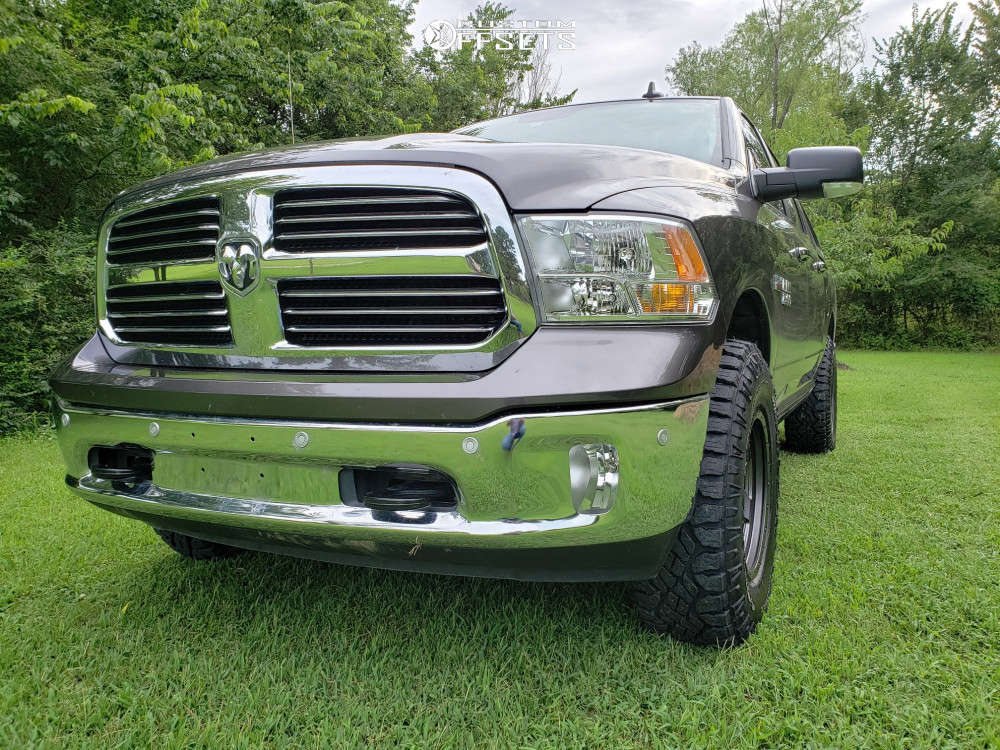 2016 Ram 1500 with 18x9 12 Raceline Boost and 285/75R18 Goodyear ...