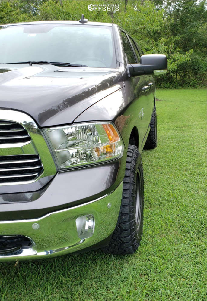 2016 Ram 1500 with 18x9 12 Raceline Boost and 285/75R18 Goodyear ...