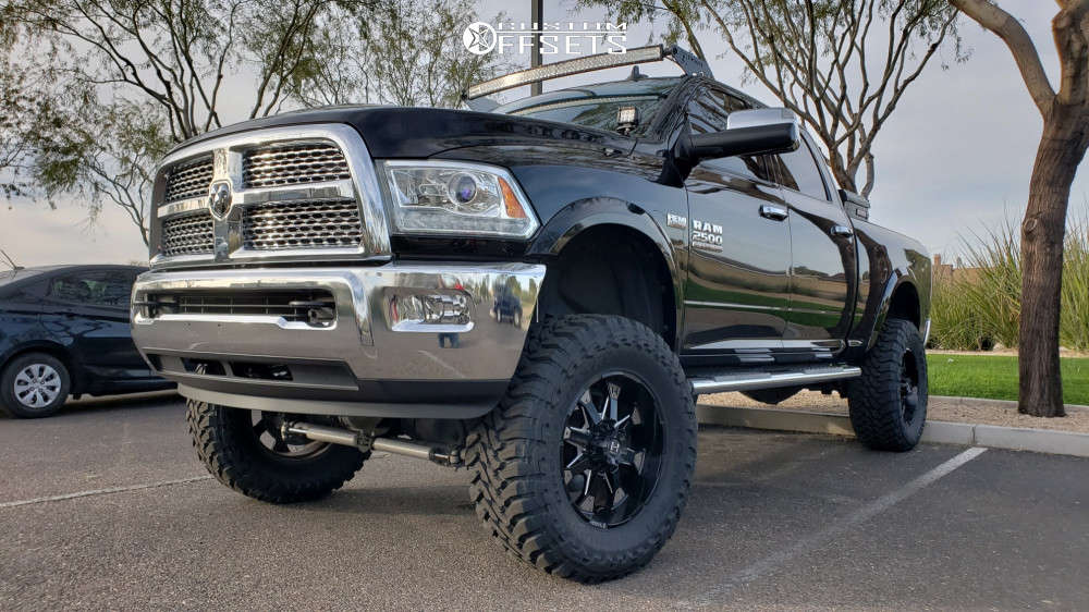 2014 Ram 2500 with 20x9 0 Hostile Knuckles and 37/13.5R20 Toyo Tires ...