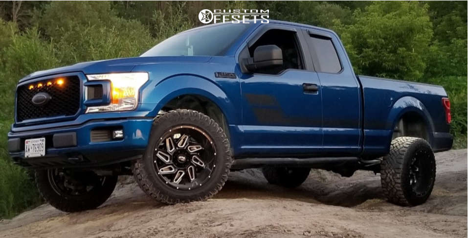 2018 Ford F-150 with 20x12 -51 Vision Spyder and 305/55R20 Goodyear ...