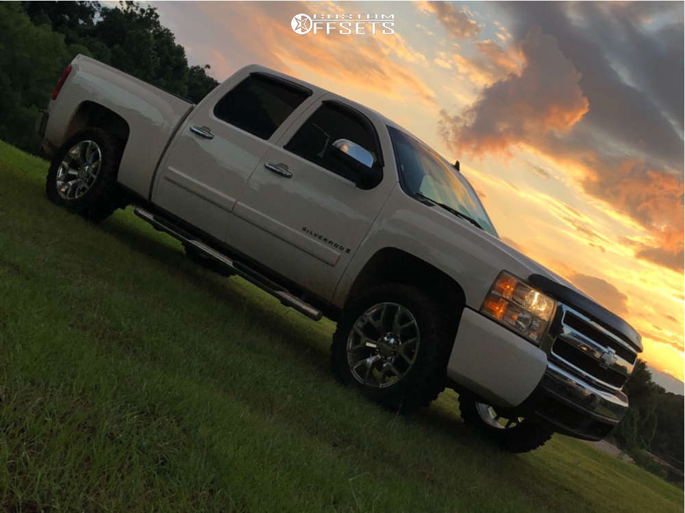 2008 Chevrolet Silverado 1500 with 20x9 27 OE Performance 169 and 295 ...