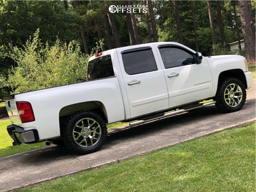 2008 Chevrolet Silverado 1500 with 20x9 27 OE Performance 169 and 295 ...