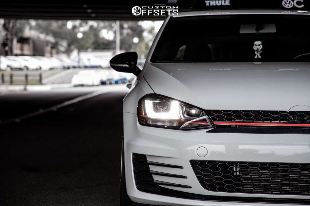 2017 Volkswagen GTI with 19x8.5 45 Neuspeed Rse10 and 245/35R19 ...