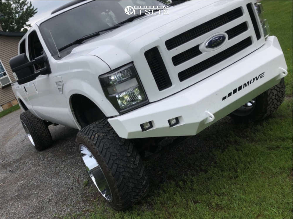2008 Ford E-250 Super Duty with 24x14 -76 TIS 544C and 37/13.5R24 Fuel ...