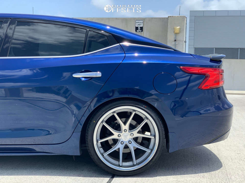 2016 Nissan Maxima with 20x9 35 Ferrada FR2 and 255/35R20 Achilles Atr ...