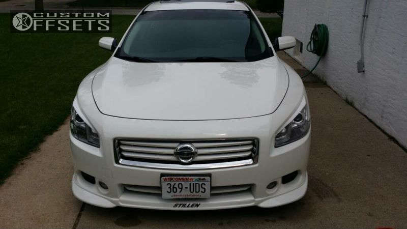 2012 Nissan Maxima with 19x8 40 Rial Nogaro and 245/40R19 Firestone ...