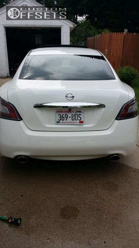 2012 Nissan Maxima with 19x8 40 Rial Nogaro and 245/40R19 Firestone ...