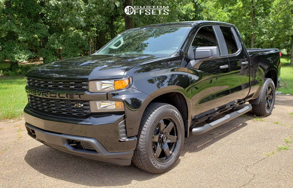 2019 Chevrolet Silverado 1500 with 20x9 18 Raceline Addict and 275 ...