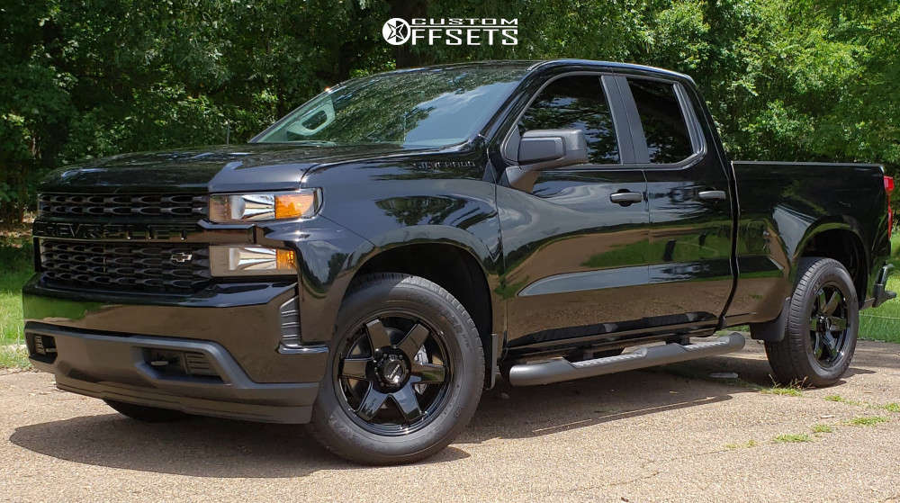 2019 Chevrolet Silverado 1500 with 20x9 18 Raceline Addict and 275 ...