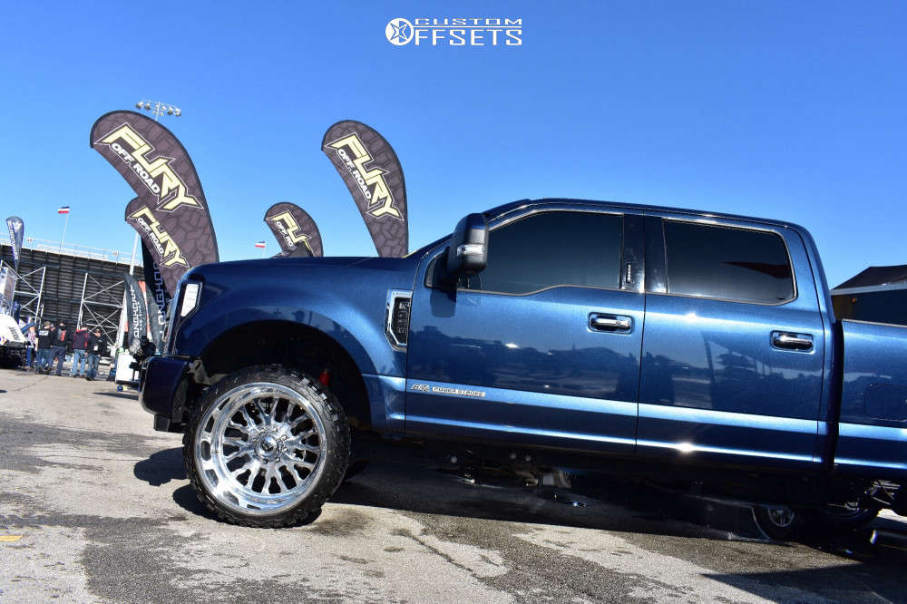 2017 Ford F-250 Super Duty with 24x14 -76 Fuel Forged Ff45 and 33/14 ...