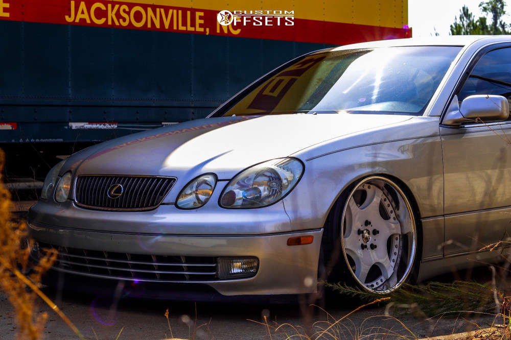 2004 Lexus GS300 with 19x9.5 18 Weds Bazreia and 225/35R19 Toyo Tires ...
