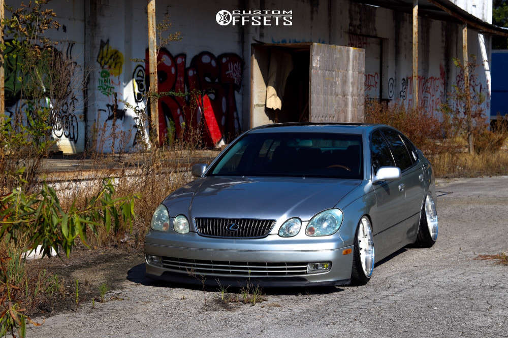 2004 Lexus GS300 with 19x9.5 18 Weds Bazreia and 225/35R19 Toyo Tires ...