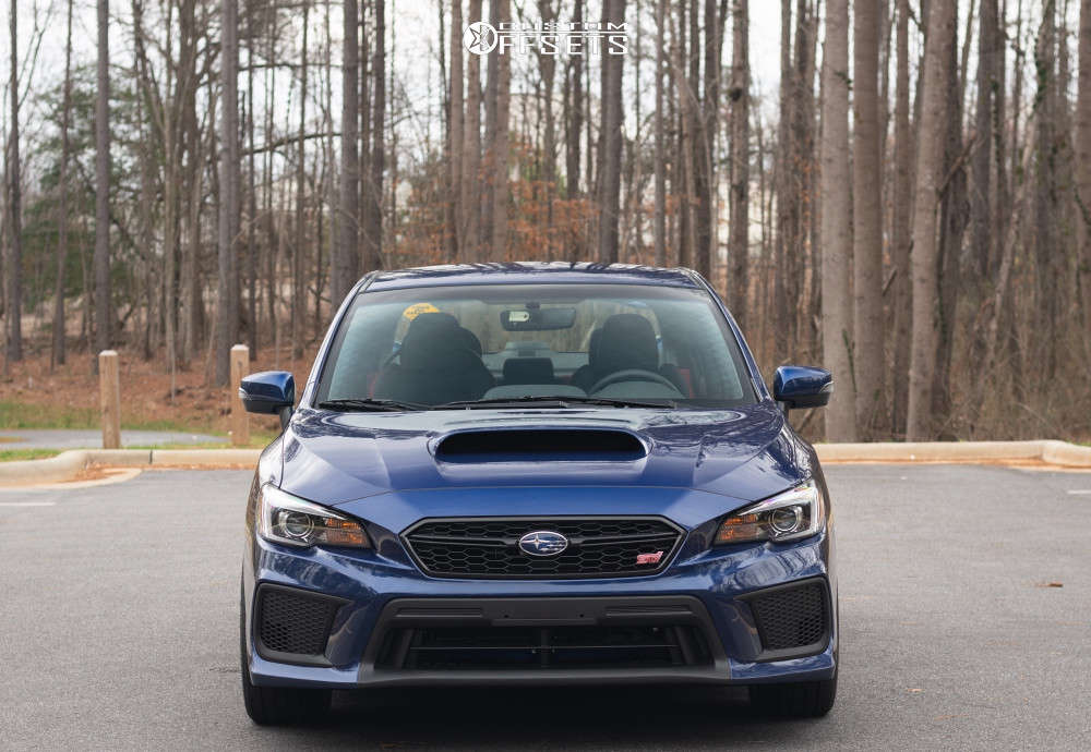 2019 Subaru WRX STI with 18x8.5 35 Konig Hypergram and 245/40R18 ...