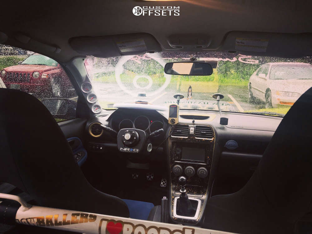 2007 Subaru WRX STI with 18x9.5 22 Varrstoen Es9 and 265/35R18 ...