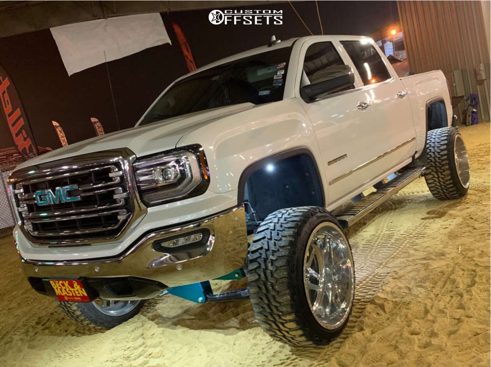 2017 GMC Sierra 1500 with 24x14 -76 Fuel Forged Ff66 and 35/12.5R24 ...