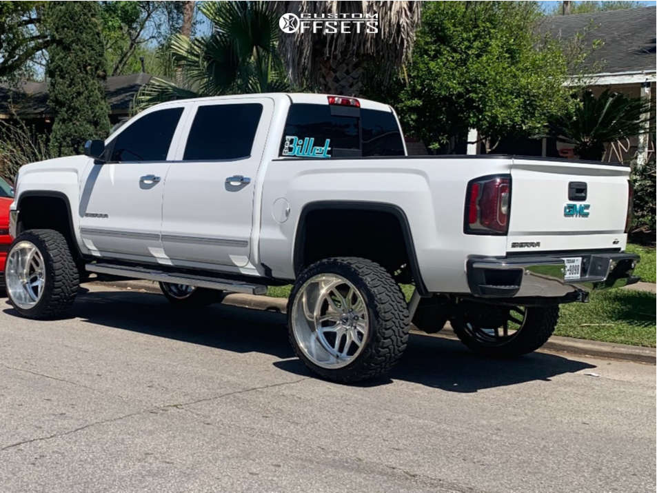 2017 GMC Sierra 1500 with 24x14 -76 Fuel Forged Ff66 and 35/12.5R24 ...