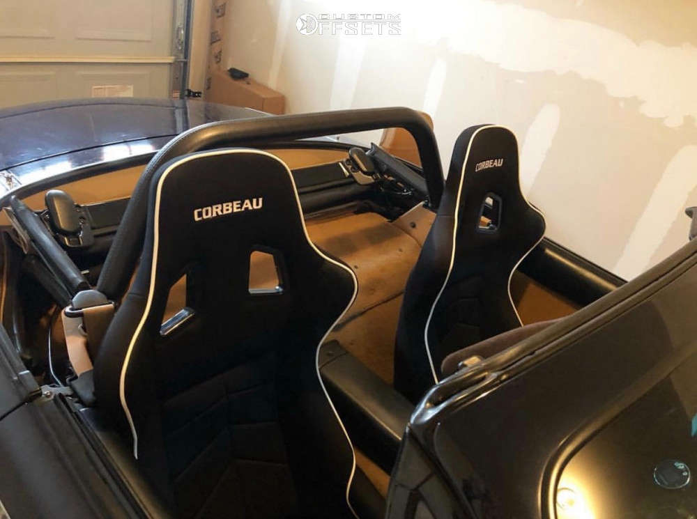 1996 Mazda Miata with 15x8 30 Cosmis Racing XT-206R-FF and 205/50R15 ...