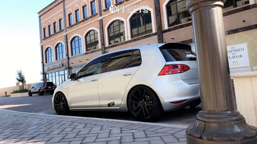 2017 Volkswagen GTI with 19x8.5 35 Rotiform Spf and 235/35R19 Accelera ...