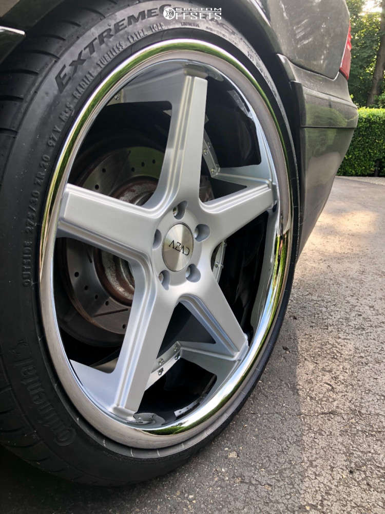 2001 Mercedes-Benz S430 with 20x8.5 35 Azad Az008 and 245/35R20 ...