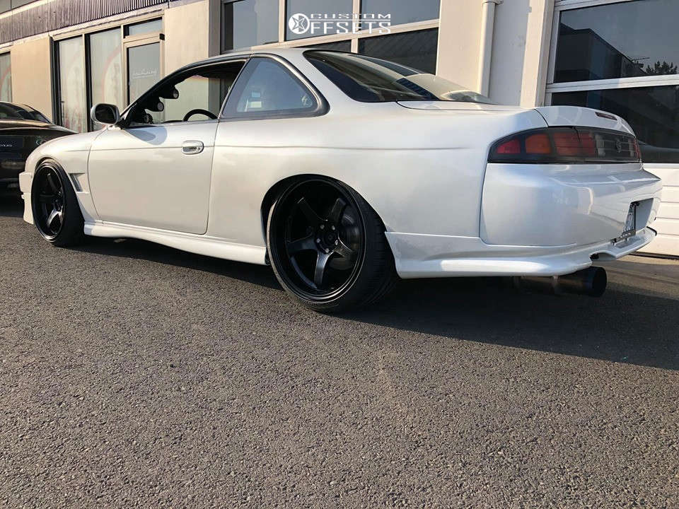 1997 Nissan 240SX with 19x10.5 15 Advan Racing GT and 255/35R19 Falken ...