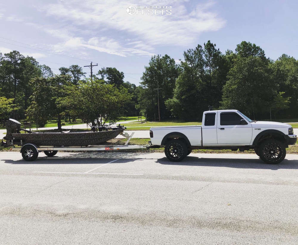 2003 Ford Ranger with 22x12 -44 XF Offroad Xf-211 and 33/12.5R22 Toyo ...