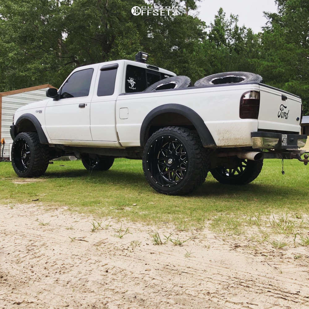 2003 Ford Ranger with 22x12 -44 XF Offroad Xf-211 and 33/12.5R22 Toyo ...