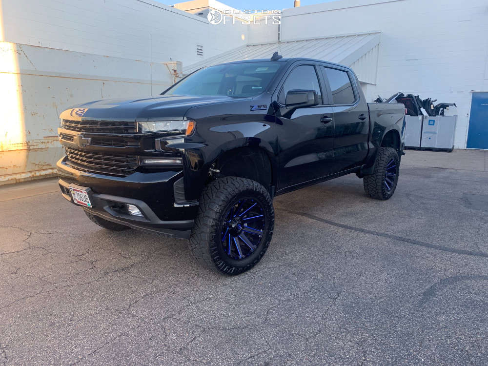 2019 Chevrolet Silverado 1500 with 20x10 -18 Fuel Contra and 35/12.5R20 ...