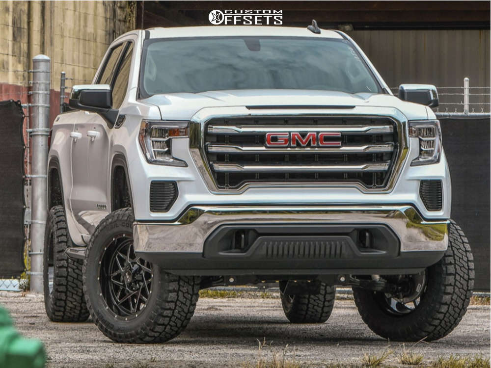 2019 GMC Sierra 1500 with 20x9 -10 HD Caliber and 35/12.5R20 Dick Cepek ...