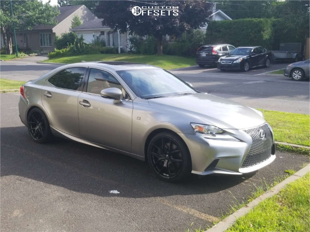 2016 Lexus IS300 with 19x8.5 35 Fast Wheels Fc04 and 225/35R19 Toyo ...