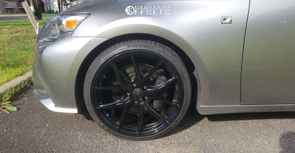2016 Lexus IS300 with 19x8.5 35 Fast Wheels Fc04 and 225/35R19 Toyo ...