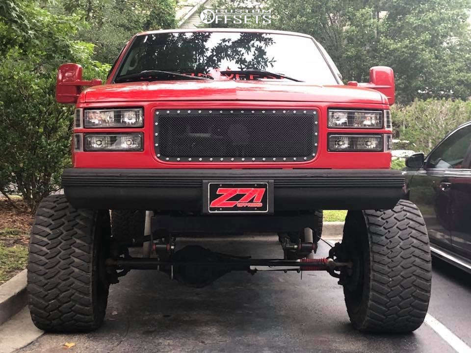 1995 Chevrolet Silverado 1500 with 22x14 -70 Hostile Sprocket and 355 ...