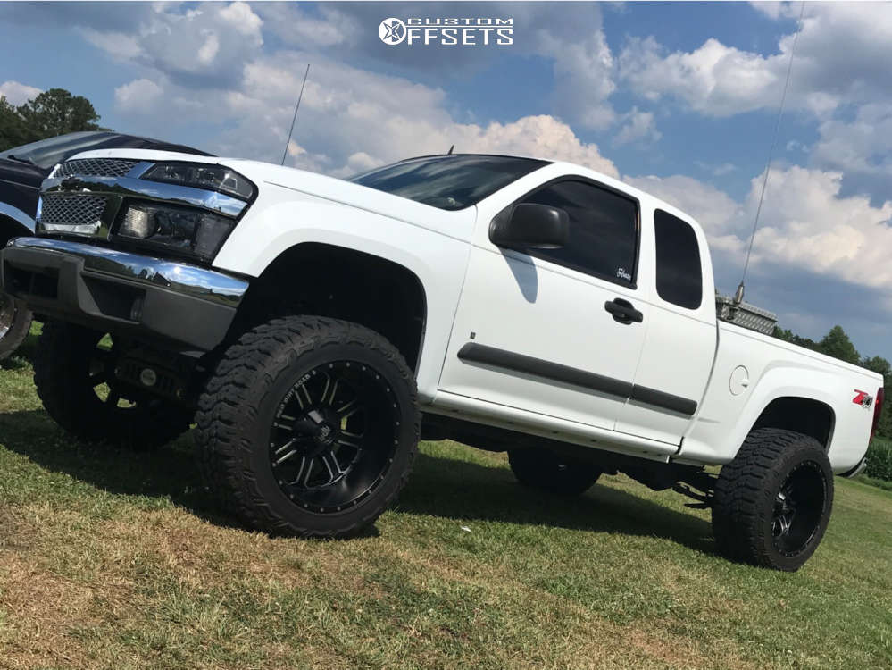 2008 Chevrolet Colorado with 20x12 -44 Red Dirt Road Rd01 and 305/55R20 ...