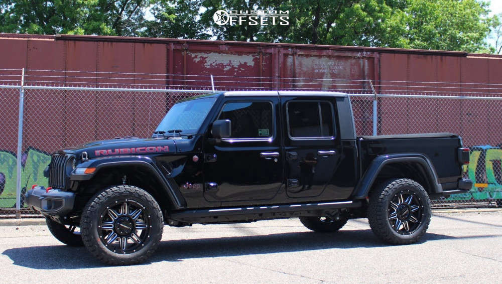 2019 Jeep Gladiator with 20x9 0 MotorCity Customs Enforcer and 285 ...